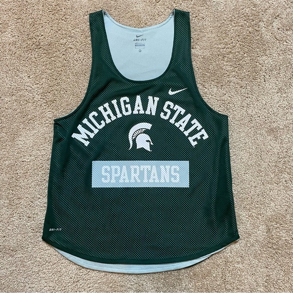 Nike | Shirts | Michigan State University Spartans Basketball Jersey ...